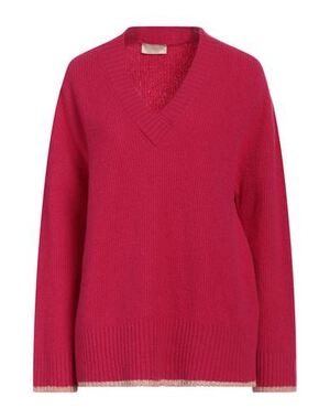 Momoni Sweater Fuchsia Size Virgin Wool, Polyamide, Elastane, Viscose, Metallic Fiber - Pink