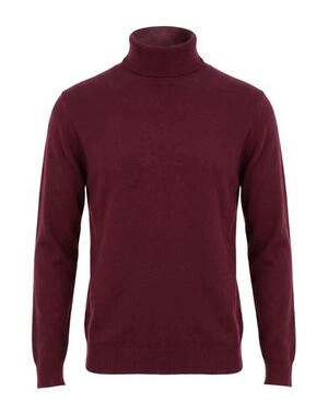 BROOKSFIELD Cashmere Turtleneck Sweater - Red