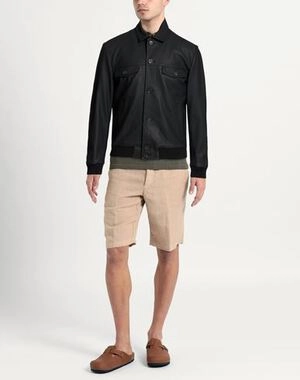 Alpha Studio Ovine Leather Casual Jacket