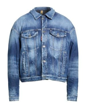 Dsquared2 Denim Outerwear Size Cotton, Elastane - Blue