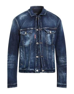 Dsquared2 Denim Outerwear Size Cotton, Elastane - Blue