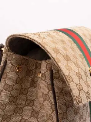 Gucci Paparazzo Gg Medium Handbag - Cream