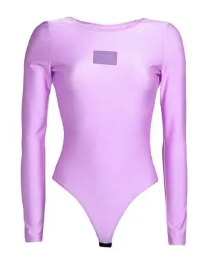 Versace Long Sleeve Bodysuit - Purple