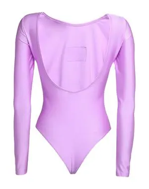 Versace Long Sleeve Bodysuit - Purple