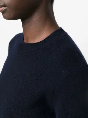 LISA YANG Mable Cashmere Crewneck Sweater - Blue