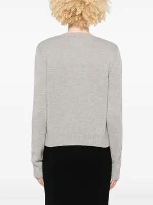 LISA YANG Mable Cashmere Crewneck Sweater - Grey
