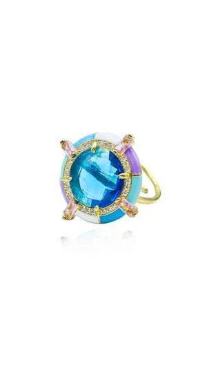 BAYEMEYC Joy Ring - Pink/yellow