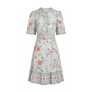 RAISHMA Everly Floral Dress - Blue