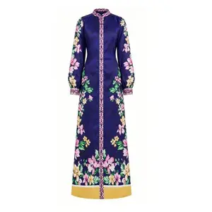 RAISHMA Kiara Navy Dress - Blue