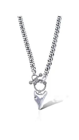 BAYEMEYC Opia Silver Heart Chain Necklace - Gold