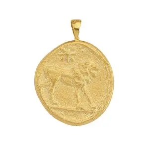 ASSUWA Miletus Plated Ancient Coin Pendant