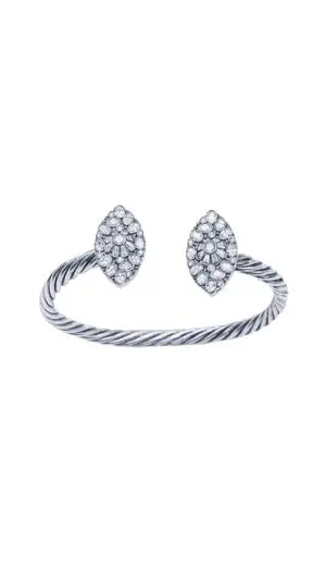 BAYEMEYC Norea Cuff Bracelet - Silver