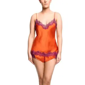 SAINTED SISTERS Scarlett Silk Camisole - Orange