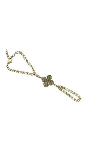 BAYEMEYC Rincon Hand Chain Bracelet - Gold