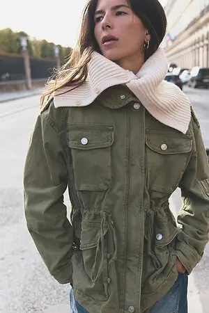 Free People Sunday Button Snood - Ivory