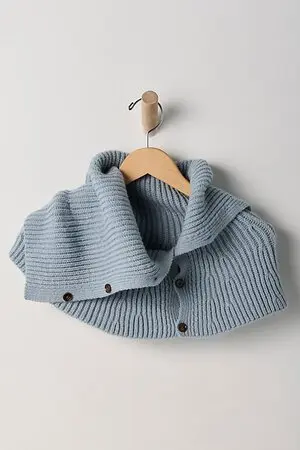 Free People Sunday Button Snood - Slate