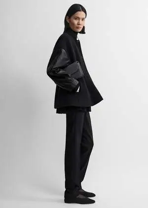 TOTEME Wool Cashmere Varsity Jacket