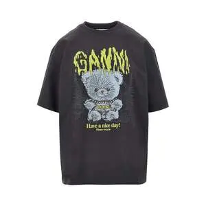 GANNI Forest Teddy Relaxed Fit T-shirt