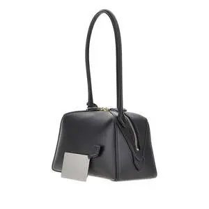 Alaïa Leather Le Bouledogue Bag - Black