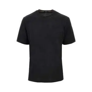 Herno Wool Jerey T-hirt - Black