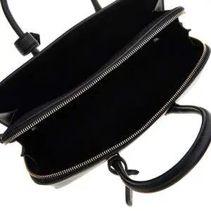 Alaïa Box Leather Delta Bag - Black