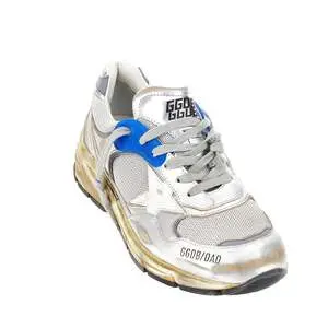 GOLDEN GOOSE Running Dad Mesh And Leather Sneakers