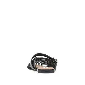 Alaïa Net Flat Mules
