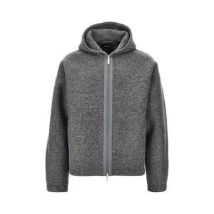 Herno Wool-blend Hooded Blouson Jacket