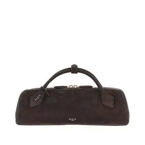 Alaïa Suede Leather Le Teckel Clutch
