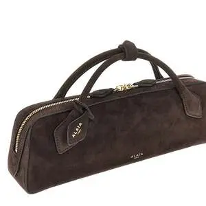 Alaïa Suede Leather Le Teckel Clutch