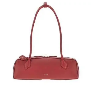 Alaïa ALAIA Leather Medium Le Teckel Bag Red