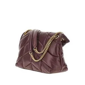 Saint Laurent Leather Small Loulou Puffer Bag - Red