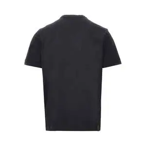Moncler Cotton Jerey T-hirt With Logo Patch