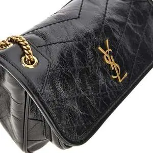 Saint Laurent Vintage Leather Mini Niki Bag
