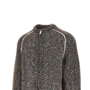 Herno Mouliné Knitted Cardigan