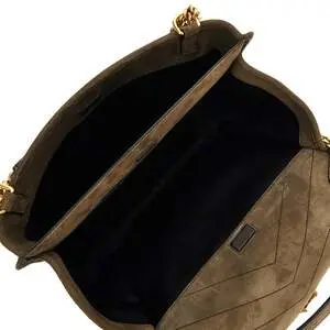 Saint Laurent Suede Leather Niki Tripouch Bag