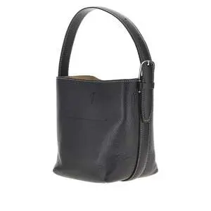 TOTEME Grained Leather Belted Tote Bag