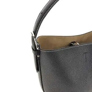 TOTEME Grained Leather Belted Tote Bag
