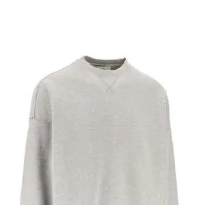 GOLDEN GOOSE Cotton Weathirt With Bouclé Fabric Logo