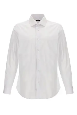 BARBA NAPOLI Poplin Shirt - White