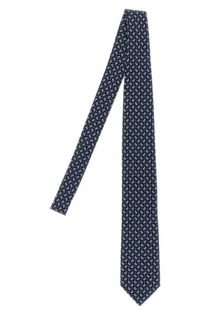 Brioni Micro-paisley Tie - Blue