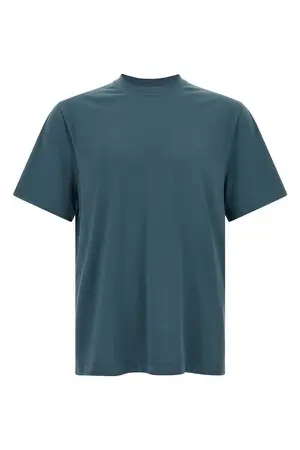 Brioni Logo Embroidery T-shirt - Blue