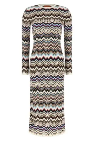 Missoni Chevron Knit Midi Dress - Multi