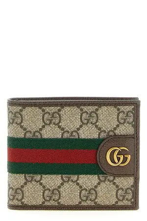 Gucci Ophidia' Bi-fold Wallet - Beige