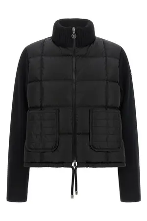 Moncler Padded Cardigan - Black