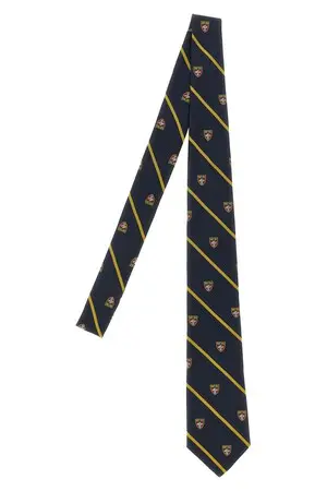 Polo Ralph Lauren Silk Striped Club Neck Ties - Blue