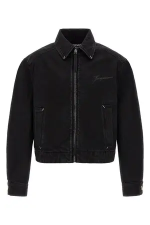 Jacquemus La Veste De-nîmes Canevas' Jacket - Black