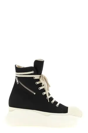 Rick Owens Cargo Abstract Sneaks' Sneakers - Black