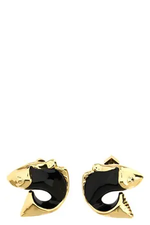 Jacquemus Les Boucles Poisson' Earrings - Black