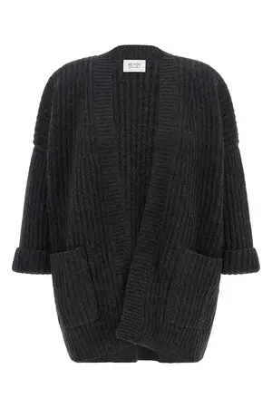 BE YOU Cashmere Ribbed Cardigan